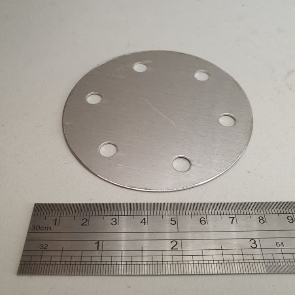 Blanking Plate – Fuel Tank Sender – 6 Hole – Redline Components